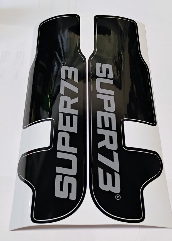 Super73 Decal, - RX Fork Cool Gray - Last Mile SF & Marin